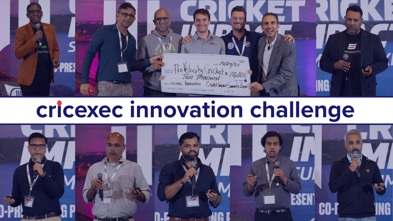 ProVelocity wins Cricexec Innovation Challenge | Cricket Tech 2025