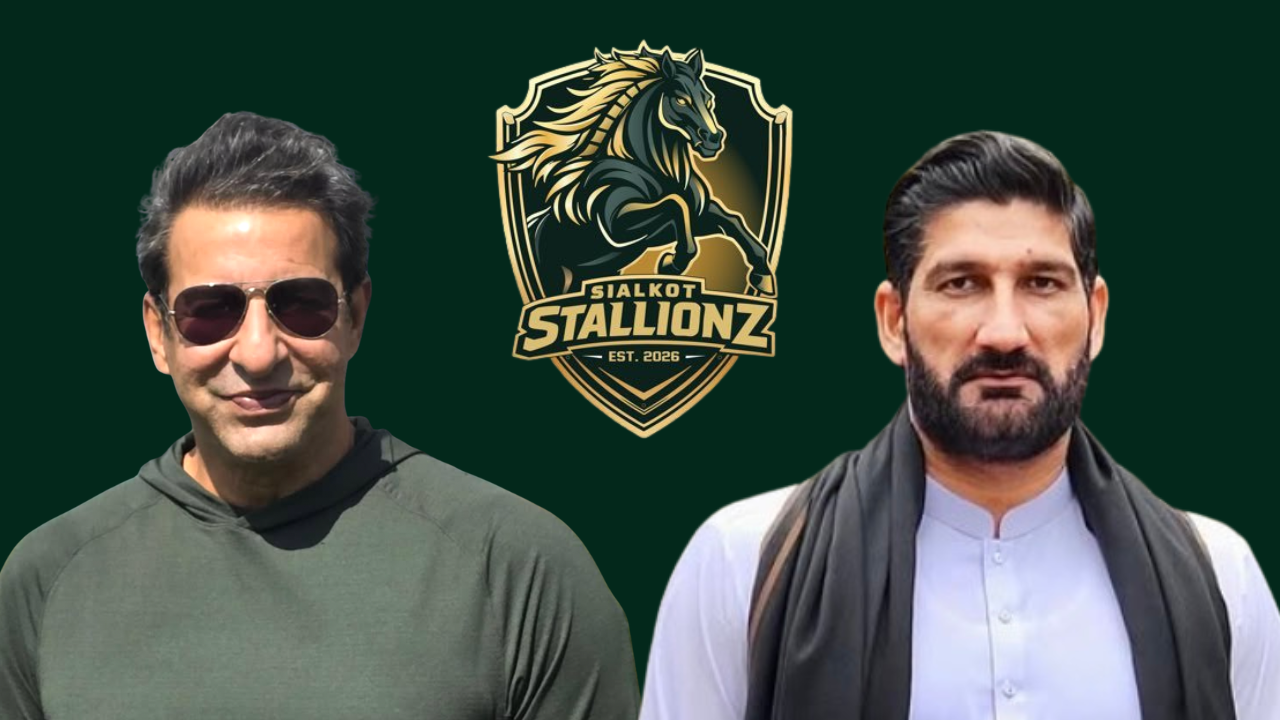 Wasim Akram named Sialkot Stallionz president